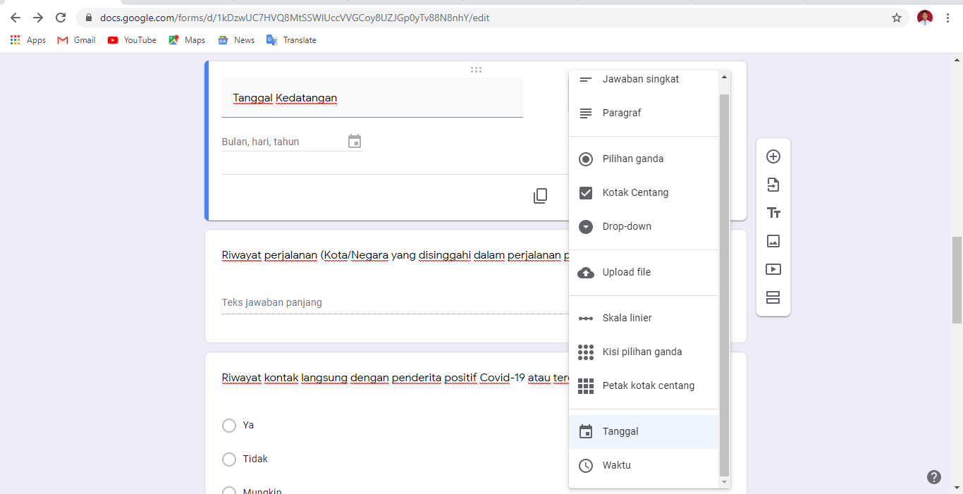 Cara Membuat Formulir dengan Google Form - PuskoMedia Indonesia