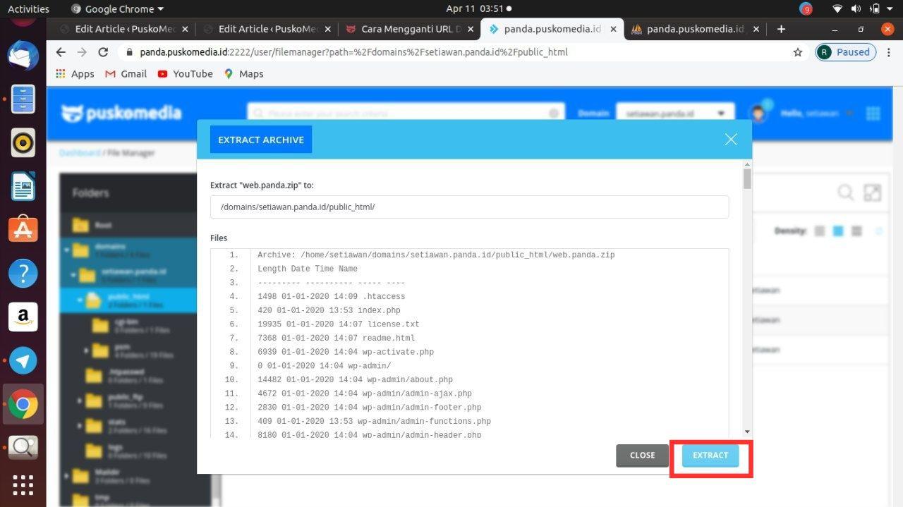 Cara Upload File Wordpress dari Localhost ke Hosting - PuskoMedia Indonesia