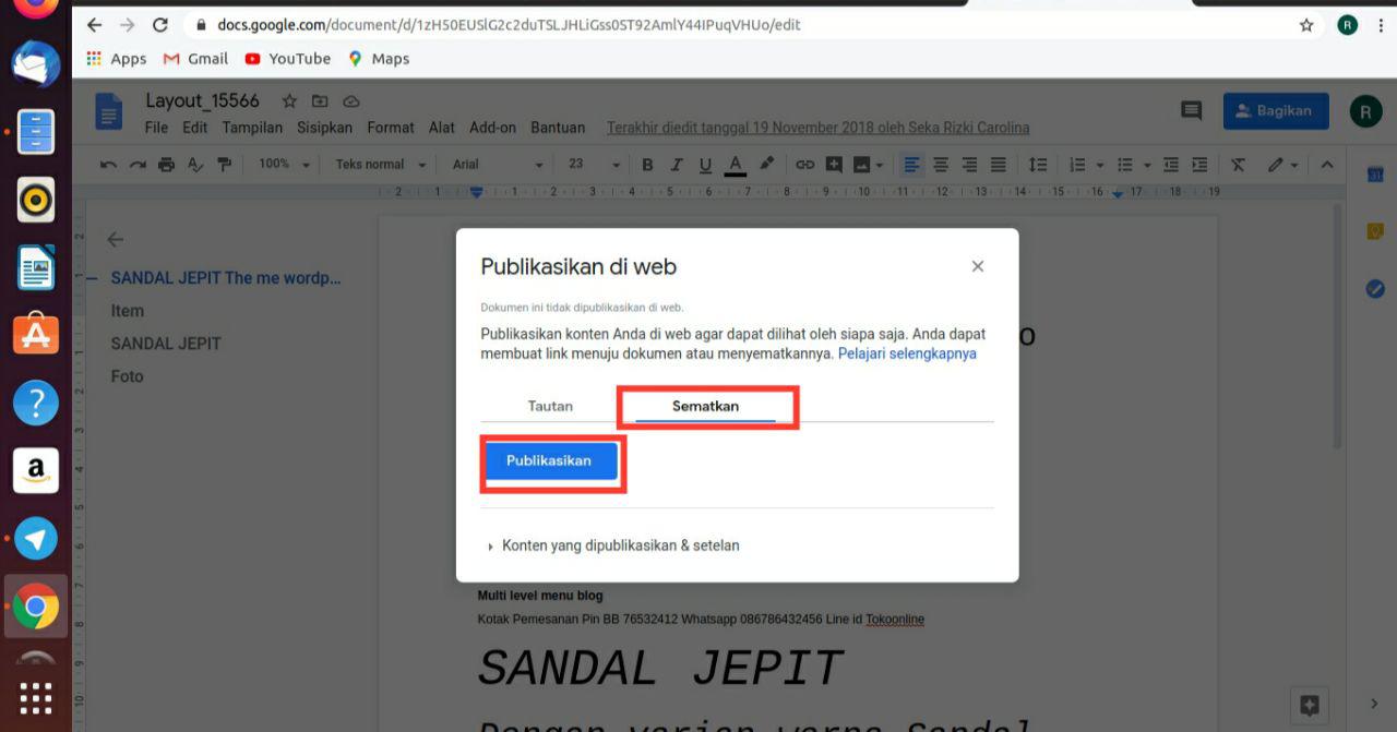 Cara Memasang atau Embed Dokumen Google Docs di Web - PuskoMedia Indonesia Cara Memasang atau Embed Dokumen Google Docs di Web - PuskoMedia Indonesia