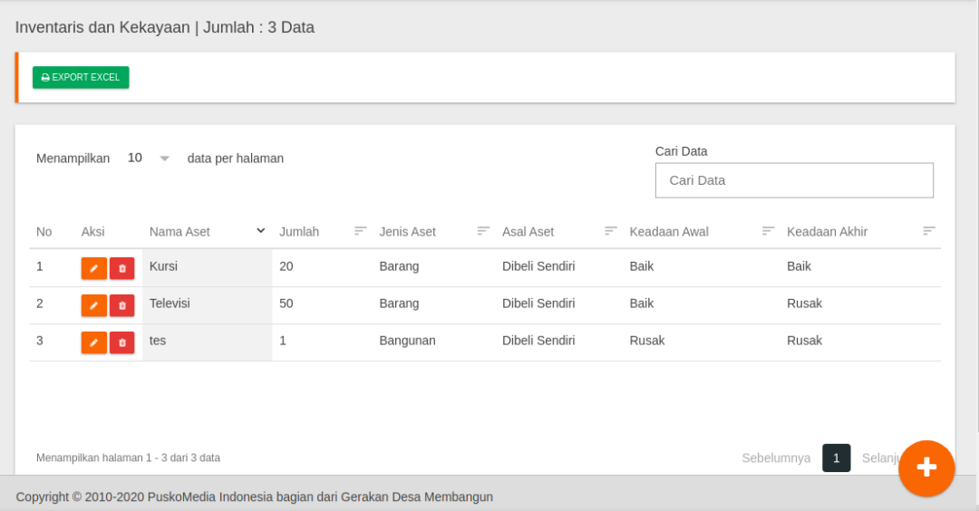 Tutorial Input Inventaris dan Kekayaan Desa - PuskoMedia Indonesia